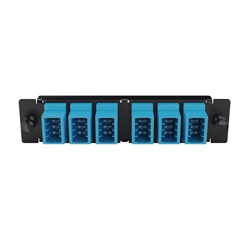 Ortronics OFP-AME48AC Panel Adapter, OFP, 6, AIM, MDC, 48-Fiber, OS2, Blue