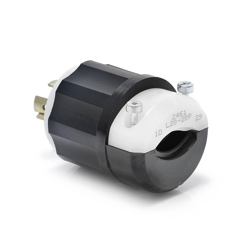 Leviton 2461 Connectors, EB Plug Lock 4PO 4WI L20-20P, 20A 347/600V