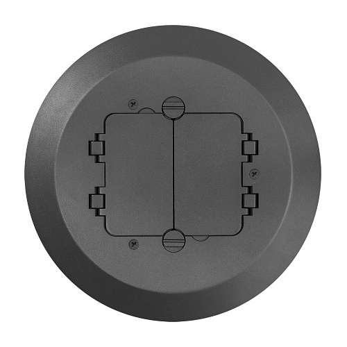 Leviton PTC2F-E Double-Gang Decora Flip Lid Floor Cover