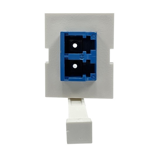 Ortronics 63700076 Tracjack LC Connector Adapter, Duplex, Blue Adapter