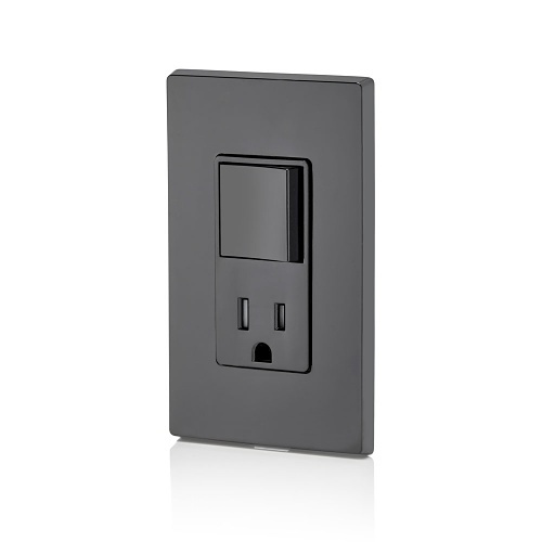 Leviton T5625-E Decora Single-Pole Switch / Outlet Combination Device ...