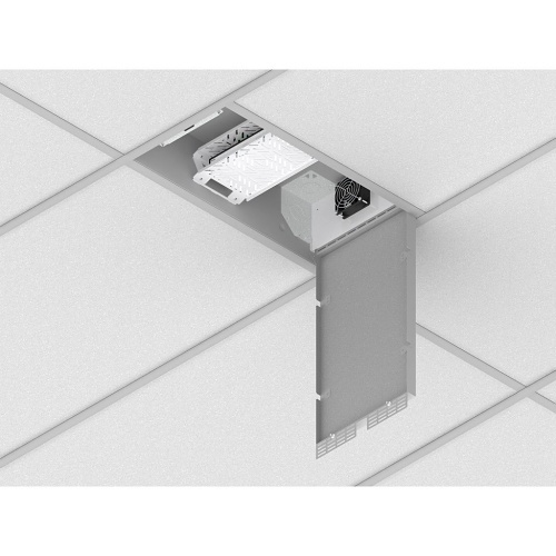 Hubbell HRCB12WHT Recessed Ceiling Box, 1' x 2', White