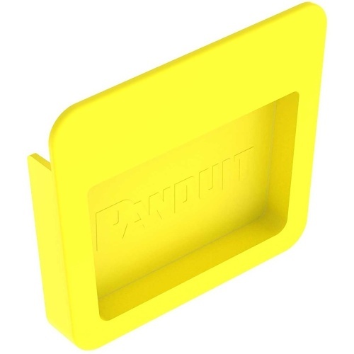 Panduit FREC4X4LYL Cable Management Fitting End Cap, 4" x 4" (100mm x ...