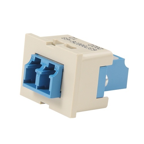 Ortronics 63700076-68 TracJack Module, LC, DX, Blue Adapter, Light Gray ...