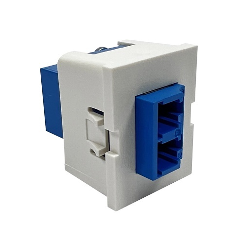 Ortronics 63700076 Tracjack LC Connector Adapter, Duplex, Blue Adapter
