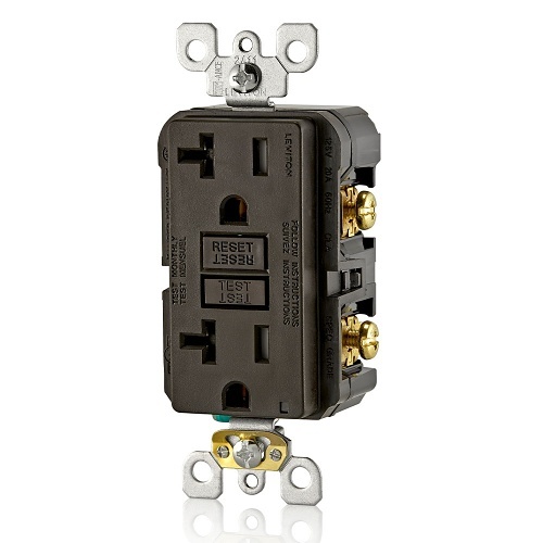 Leviton GFTR2 Stab-Trap GFCI Outlet / Receptacle 20A 125V