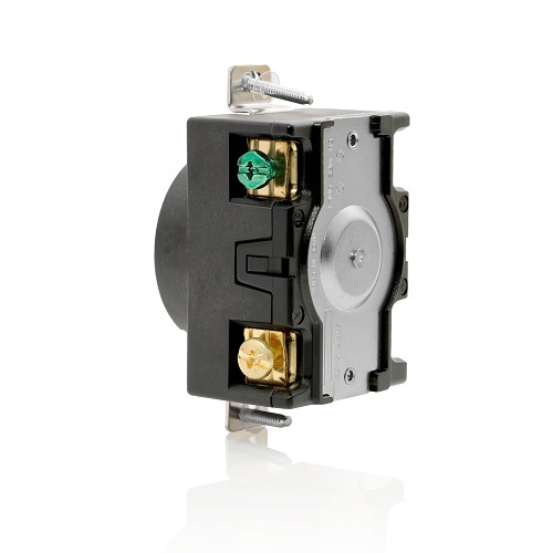 Leviton 20403-L EB REC Single 3-Pole 4-Wire Non-CSA, 30A, 60 600V, 20A ...
