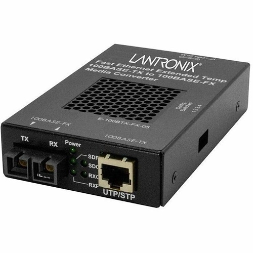Lantronix E-100BTX-FX-05(SCHT)-LA E-100BTX Series 100Mbps Transmitter ...