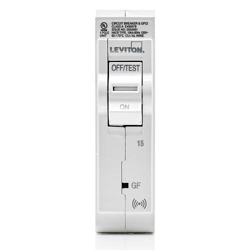 Leviton LB115-ES 15A 1-Pole Smart GFPE Hydraulic Magnetic Branch ...