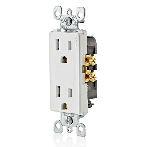 Leviton 5325-W Power Socket