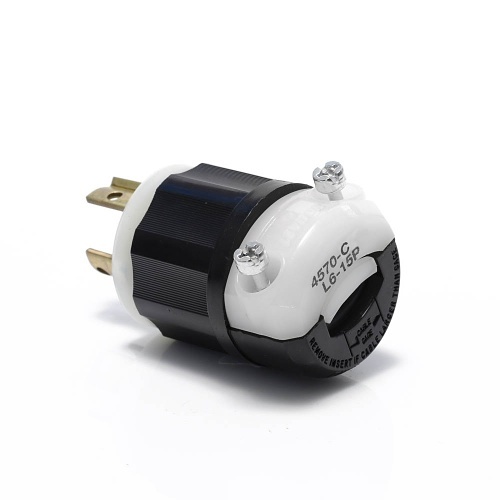 Leviton 4570-C Locking Plug Connector, L6-15P, 15A 250V