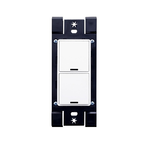 Leviton DLDNK-2W Lutron Radio Frequency 2-Button Bluetooth Keypad Room ...