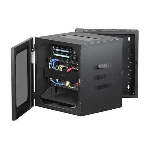 Hubbell HSQ2426L QUADCAB Rack Cabinet & Frame, 2' x 26", CAT60/70 ...