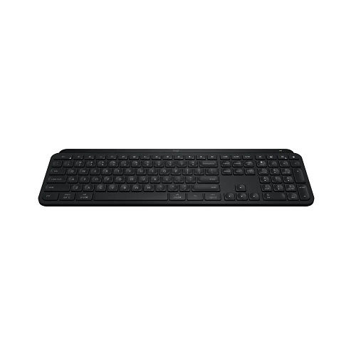 Logitech 920-011406 MX Keys S Advanced Full-Size Wireless Scissor Keyboard with Backlit keys, Black