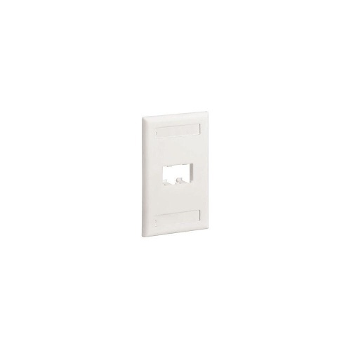 Panduit CFPL2IWY Mini-Com Classic Series 2-Port Faceplate, Off White