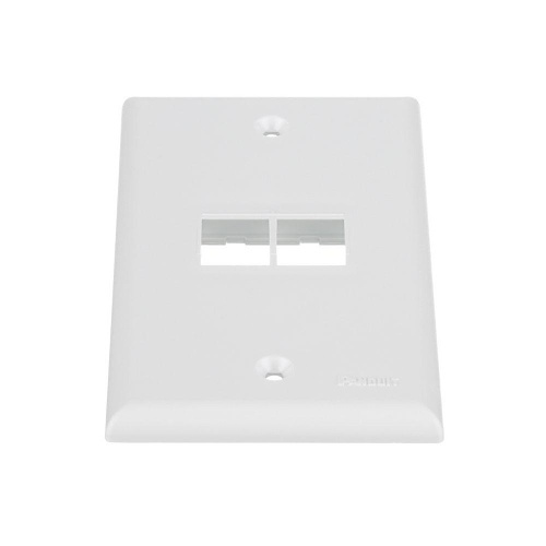 Panduit NK2FNWH Wall Plate