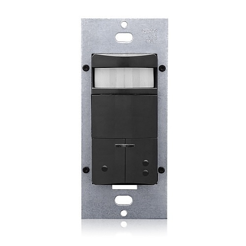 Leviton ODS0D-INE Motion Sensors, PIR OCC SNSR 2P NFT BLK
