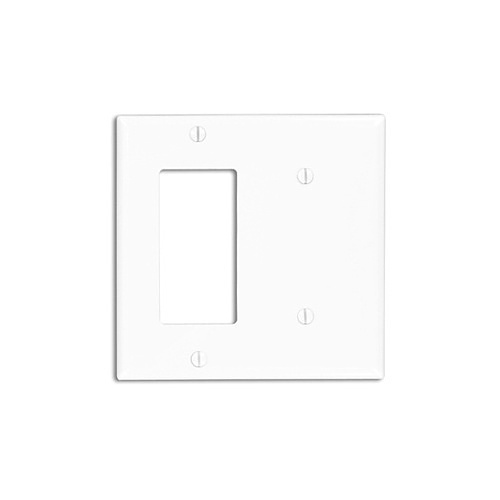 Leviton 80708-W Double Gang Faceplate