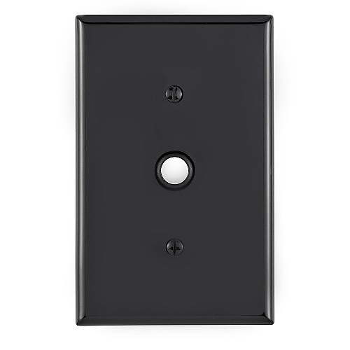 Leviton PJ11-E Midway 1G Telephone Wall Plate, 406 Hole, Thermoplastic ...
