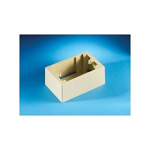 Ortronics 40300185-13 Surface Mount Outlet Box, Single-Gang, 2" Deep ...