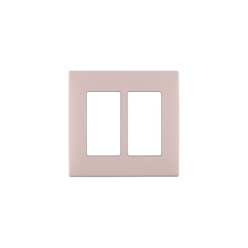 Leviton REWP2-FP Renu 2G Wall Plate, Snap-On Design, Weatherproof, Pink ...