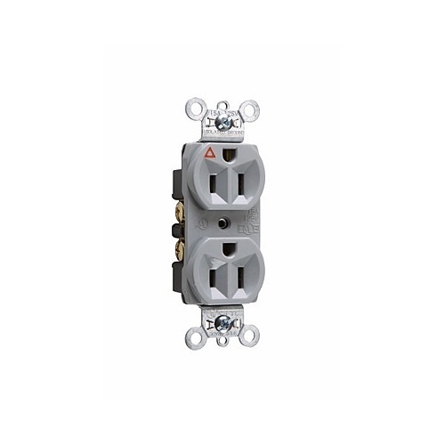 Pass & Seymour IG5262-GRY Power Outlet, Commercial-Grade, Isolated ...