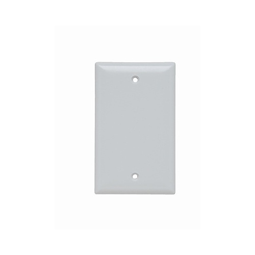 Pass & Seymour SP13-W 1-Gang Blank Wall Plate, White