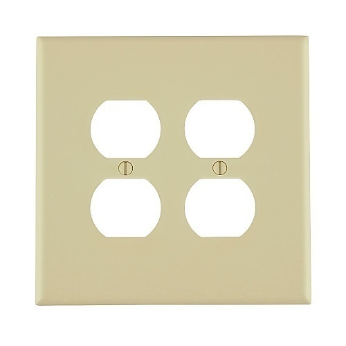 Leviton 86116 Faceplates and Mounting Boxes, IV WP 2G 2DUP Oversized