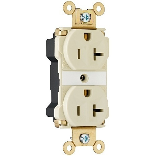 Pass & Seymour PT5362-AGRY Power Receptacles, 20A/125V, Gray