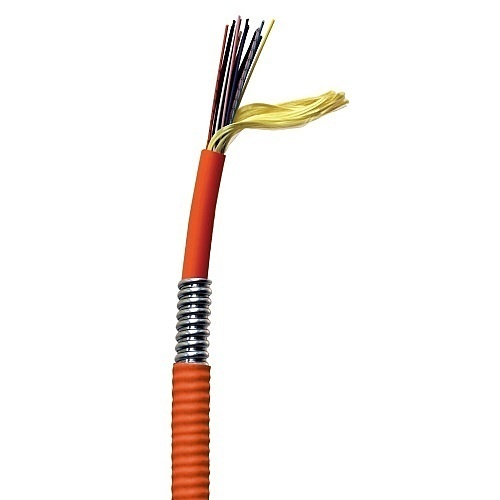 Hubbell HFCD15024P6 Fiber Optic Cable, 24-Fiber OM1 Distribution-Style ...