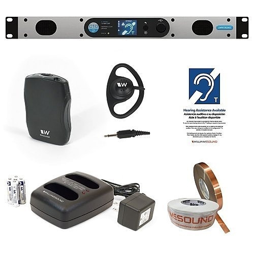 Williams AV C10-2N SYS C Series Hearing Loop System 5-Piece Kit, (2 ...