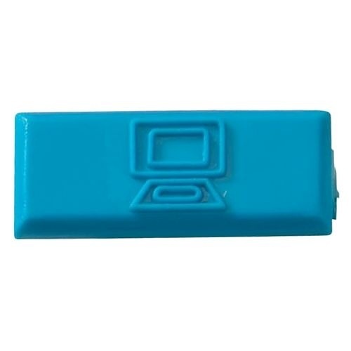 Signamax DIT-50D-BU Designation Icon Tabs, 50-Pack, Blue