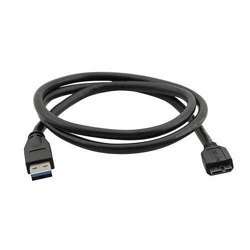 Kramer C-USB3/MicroB USB 3.0 A (M) to Micro-B (M) Cable, 3'