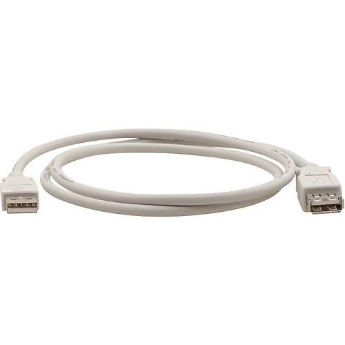 Kramer C-USB/AAE-1 USB 2.0 A (M) to A (F) Cable, 1'