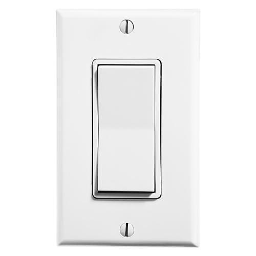 Leviton WSSOS-S9W Wireless Decora Remote Switch, Single Rocker, Self ...