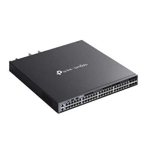 TP-Link SG6654XHP Omada Campus 48-Port Gigabit Stackable L3 Managed PoE+ Switch with (6) 10G Slots