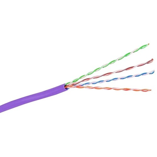 Hubbell HC6RREP CAT6 Cable, Riser, REELEX Box, Purple