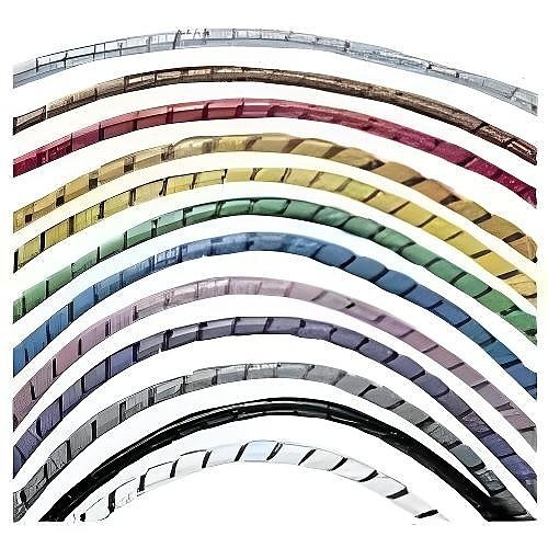 Panduit T100F-C Spiral Wrap Wired Sleeve, 10' and 1"ch, PE
