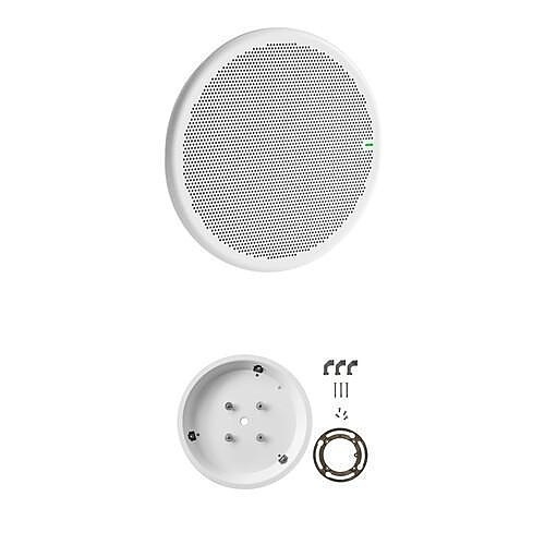 Shure MXA901W-R-HCM-V Ceiling Microphone Flush-Mount Bundle for Medium ...