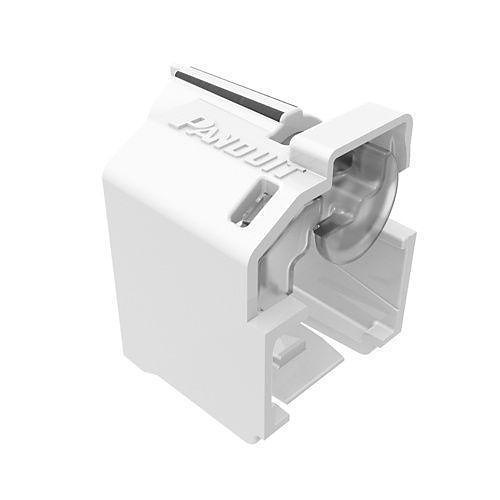 Panduit PSL-DCPLRE-IW-C, Recessed Lock-In Device, 100-Pack, Office White