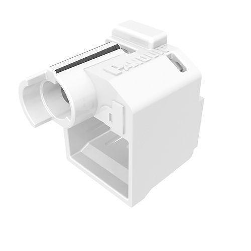 Panduit PSL-DCPLRE-IW-C, Recessed Lock-In Device, 100-Pack, Office White