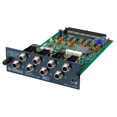 Yamaha MY8AD24 Analog-to-Digital Input AD Card, 8-Input TRS Phone Jacks