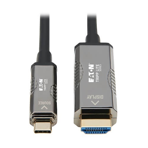 Eaton Tripp Lite U444F3-10M-H4K6 10 Meter USB to HDMI Active Optical ...