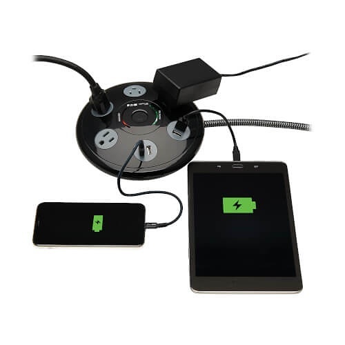 Tripp Lite TLP406USBUFO Conference Power Surge Protector - 4 NEMA 5-15R ...