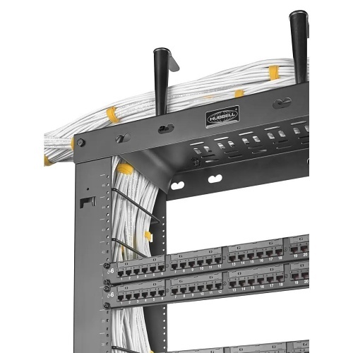 Hubbell HHR45U10 Relay Racks, 45 RU, 86"H x 19" W x 10"D