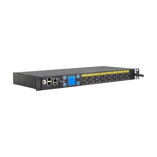 Eaton Tripp Lite EMAT08-10 Managed PDU, 1PH, 1U, NEMA 5-15P Input, 1 ...