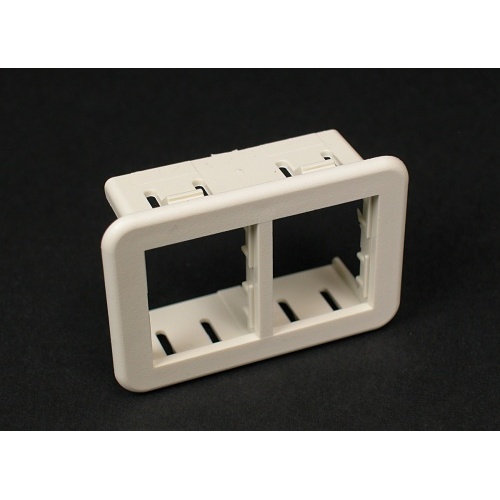 Wiremold AB2TJ-WH Ortronics TracJack 2A Mini Adapter Mounting Bezel, White