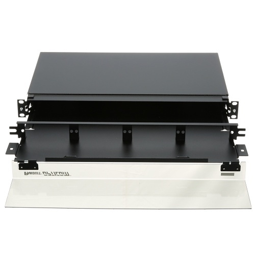 Panduit FMD1 Opticom Fiber Drawer, 1 RU, Black