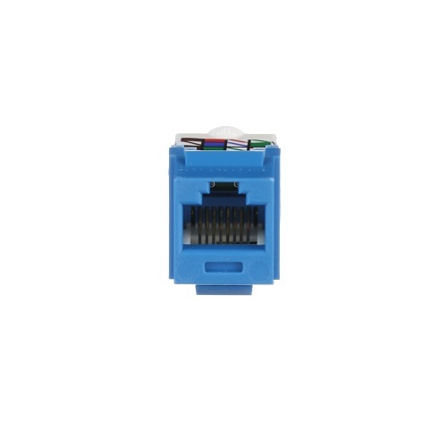 Panduit NK6TMBU NetKey UTP RJ45 CAT6 Keystone Jack Module, Blue