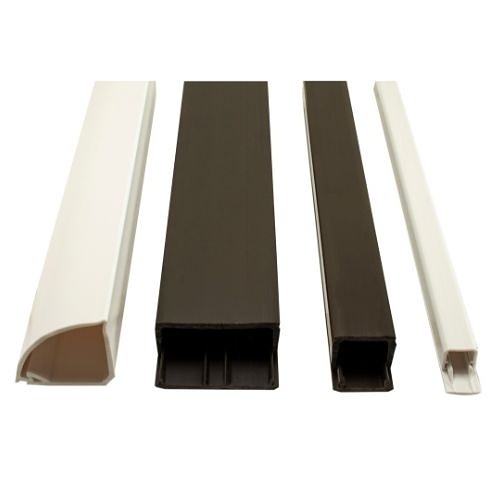 GRI E-Z 75 50-W EZ Duct Raceway 5/8" 1 1/4" 6', 50" Box, White